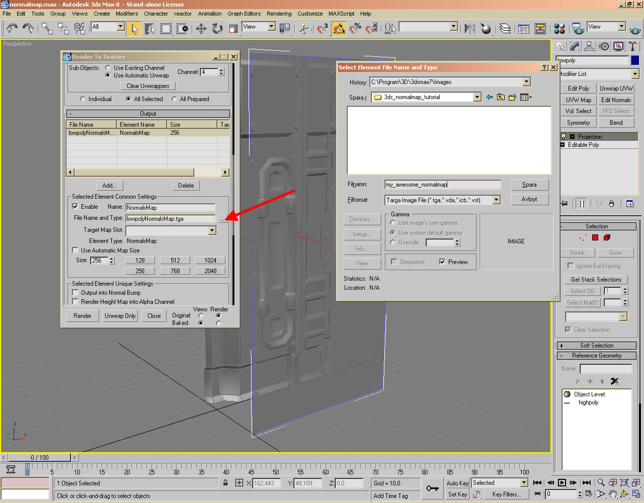 3DS Max Quick Normal Map Tutorial - Creative Chat - Mapcore